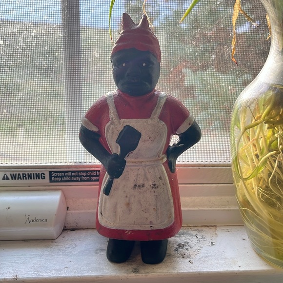 Art | Vintage Cast Iron Mammy Bank | Poshmark